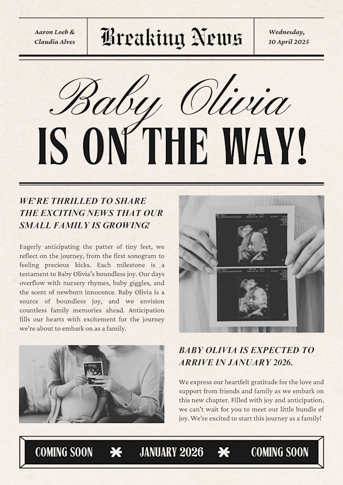 Custom newspaper cover layout design by Nor_set | Fiverr