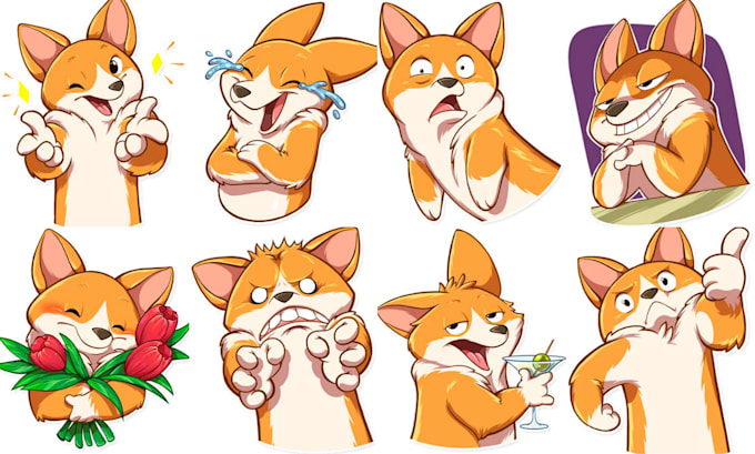 Draw furry telegram stickers nsfw furry stickers discord stickers ...