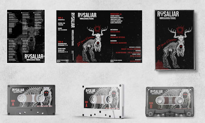 Creative cassette tape layout and cover designs by Rvsastudio | Fiverr