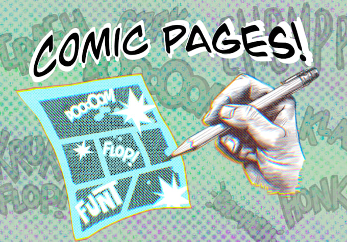 Create a digital comic book page for you by Soft_monster | Fiverr