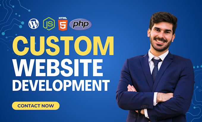 Create custom website development full stack web developer build website design by Bluestacklab ...