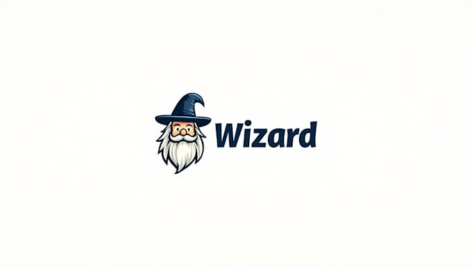 Do wonderful wizard face mascot line logo design art by Louisegillen ...