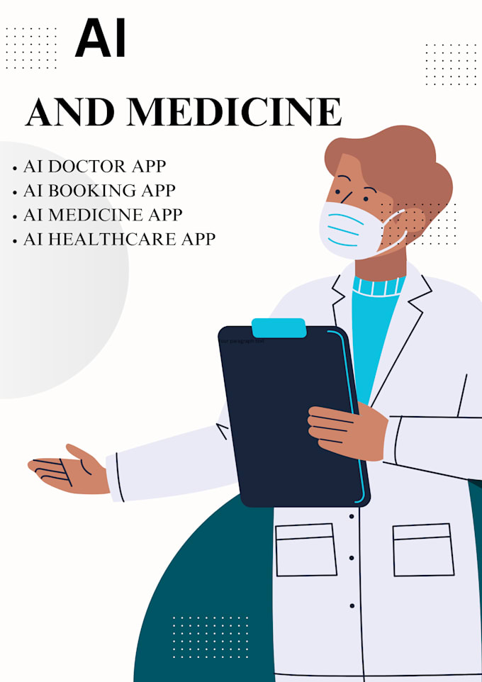Develop ai doctor app, ai healthcare app, ai medicine app, ai booking ...