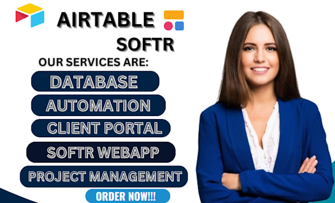 Setup Airtable Database Design Airtable Automation Softr Webapp