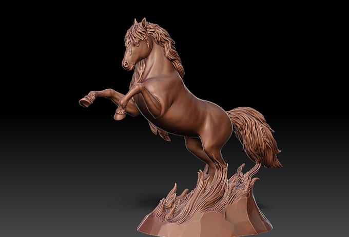 Digital sculpt3d printed animal,3d pet,cake topper figurine, animal ...