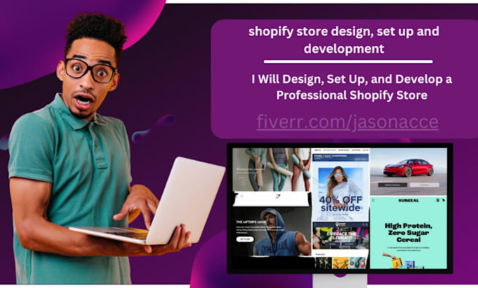 Shopify store design, redesign, shopify store development by Jasonacce ...