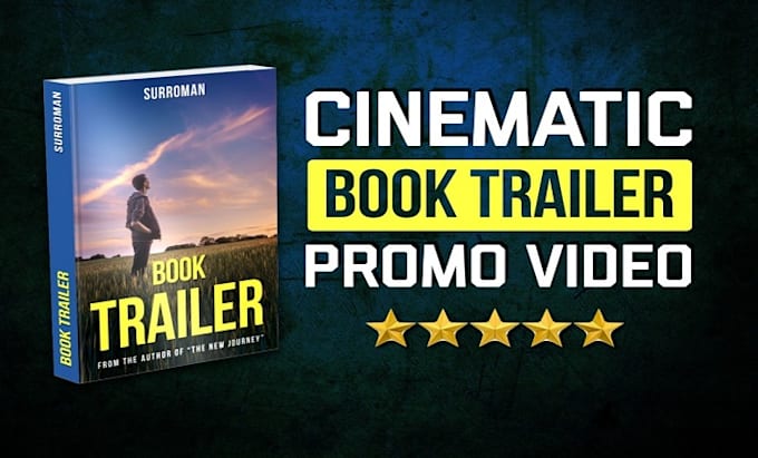 Create cinematic animated book trailer, animated children book ...