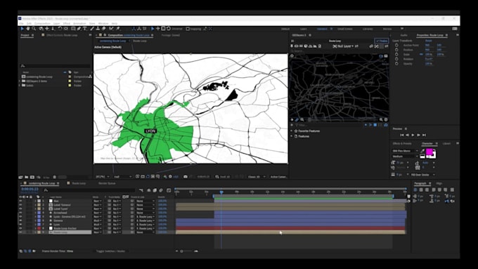 Map animation with geolayers 3 and history documentary by Umar0054 | Fiverr