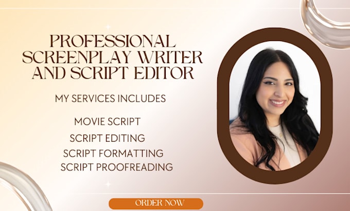 Be script editor, screenplay writer, script proofreader, format movie script by Brenda_louise ...