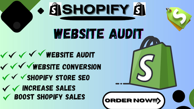 Do shopify store audit review for store conversion rate by Louisjoy01 | Fiverr