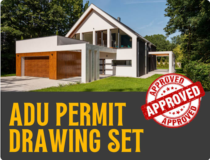 Adu permit drawings, architectural blueprints in chief architect by ...