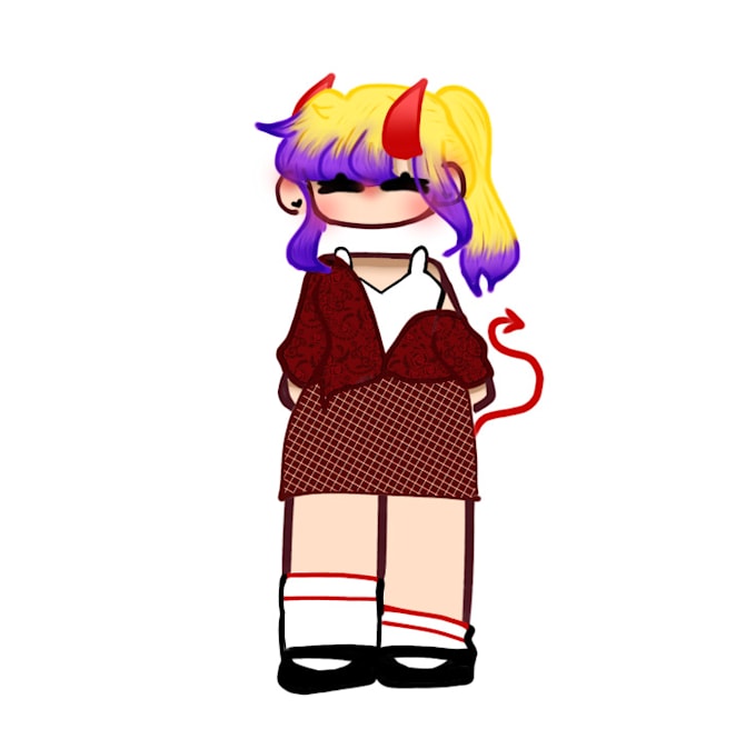 Draw chibi style characters by Hika_lumi | Fiverr