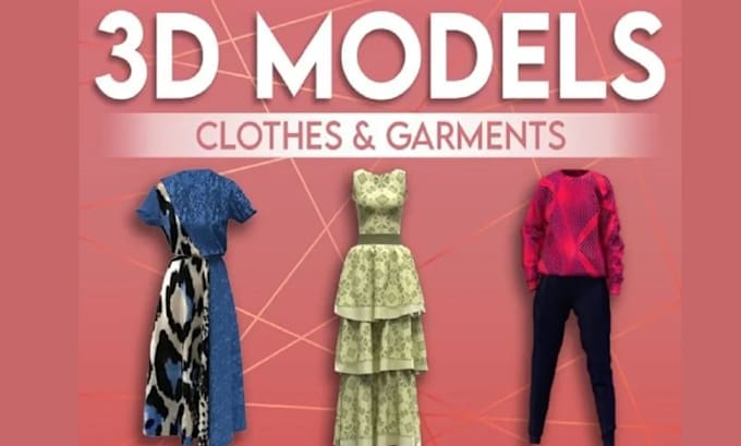 Do 3d realistic cloth modelling, 3d mockup, 3d fashion design and ...