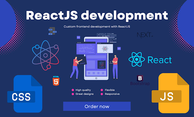Build a responsive web application using reactjs by Rawquesh | Fiverr