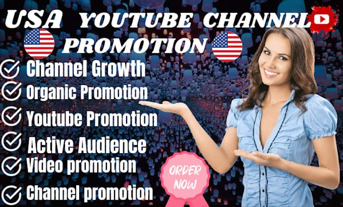 Do organic usa youtube channel promotion by Brittanystacy | Fiverr