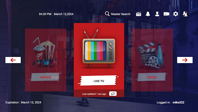 Build iptv app, xtreme iptv, android tv, tivimate app, with stalker ...