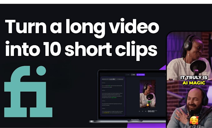 Edit your long form videos into tik tok youtube shorts and instagram ...