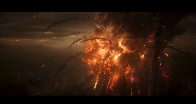 Do realistic vfx fire explosion spark fx particles smoke fire ...