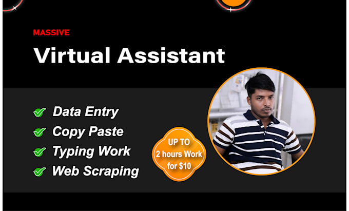 Be your virtual assistant for excel data entry, typing, copy paste and others by Twinteam25 | Fiverr