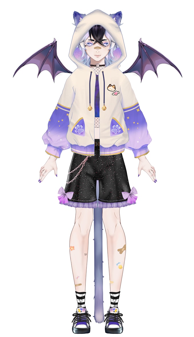 Draw and design 2dvtubermodels by Blazievt | Fiverr