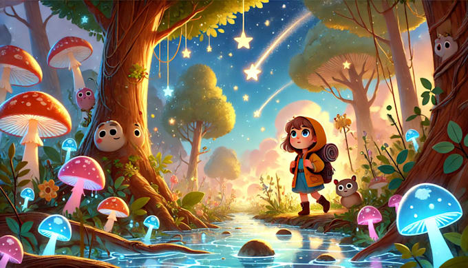 Create a disney pixar style with ai image generator dall e 3 by ...