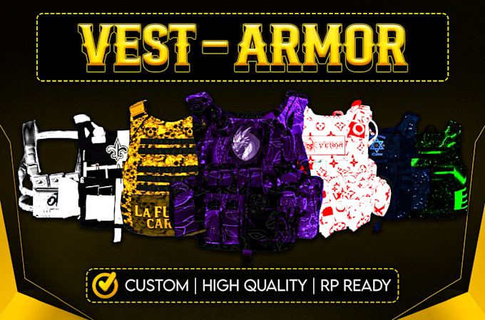 Crear chalecos tácticos personalizados para fivem en gta 5 roleplay