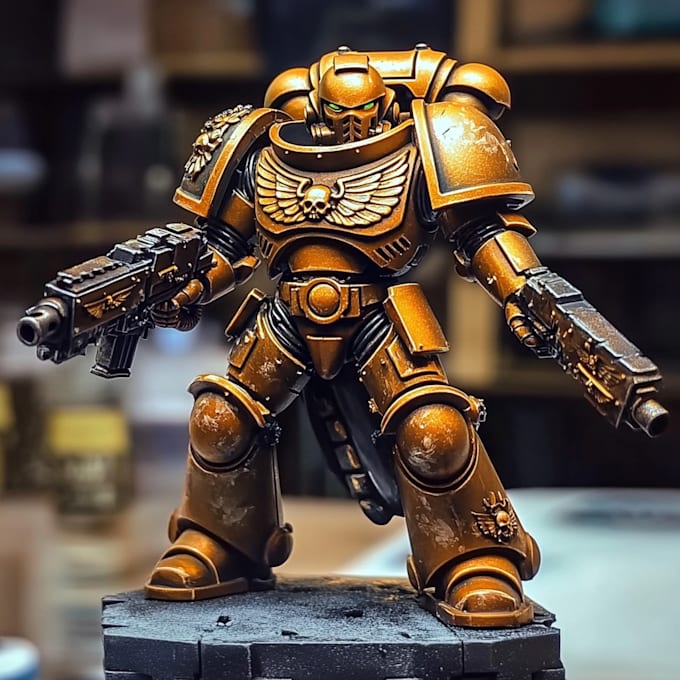 Paint your warhammer 40k miniatures by Igegune | Fiverr
