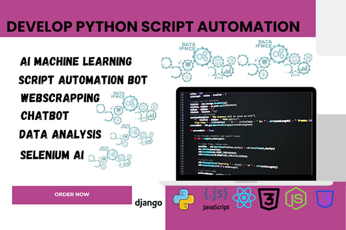 Do python programming, python scripts, automation, python, web scraping ai, ocr by Muh_tolha12 ...