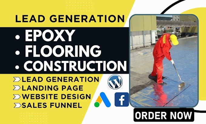 Do epoxy lead generation epoxy flooring landing page construction lead ...