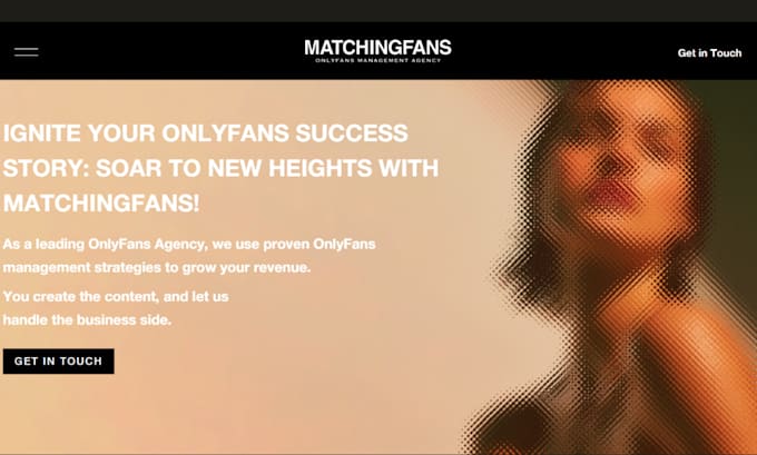 Design onlyfan agency website onlyfans agency onlyfans modeling business website by ...