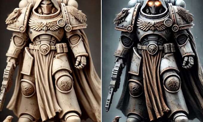 Paint 3d toy warhammer 40k 3d miniature painting resin by Morealake ...