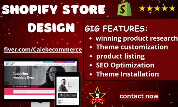 Shopify store design, redesign, shopify store development by ...