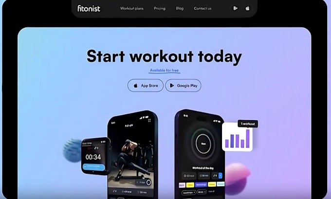 3d interactive website 3d animated website scroll animation 3d design three js by Dark_webb | Fiverr