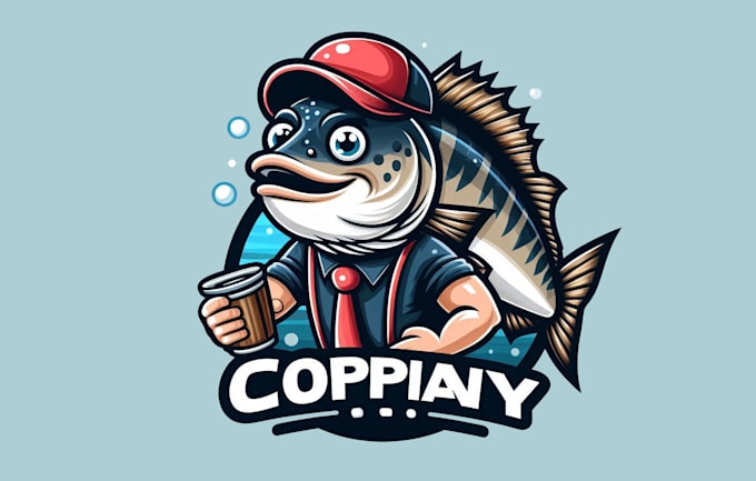 Custom barramundi fish mascot logo design stand out with a unique ...