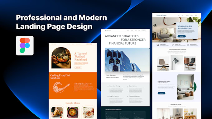 Create a high converting landing page in figma by Luc_van_maas | Fiverr