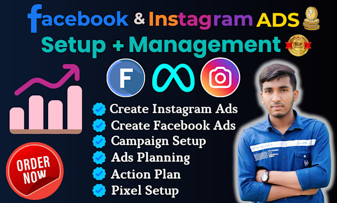 Create high converting fb and ig ads, setup pixel, optimize targeting ... Create high converting fb and ig ads, setup pixel, optimize targeting ...