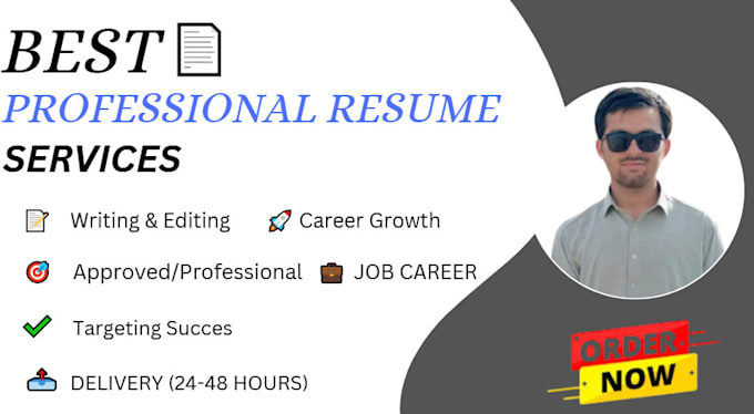 Write and upgrade your resume, cv, and cover letter by Majmal_marketer ...