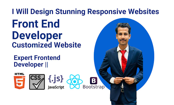 Be your frontend website designer html css javascript react and ... Be your frontend website designer html css javascript react and ...