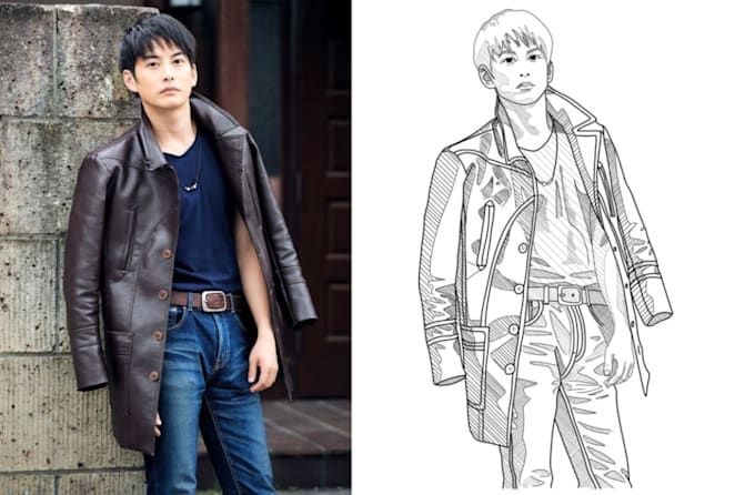 Draw your portrait into a authentic digital sketch in 24 hours by ...