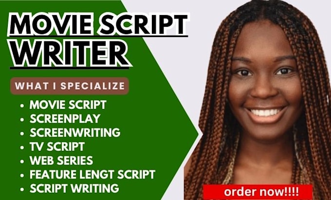 Be Movie Script Writer Screenplay Screenwriting Script Writing Movie Script By Bayern001