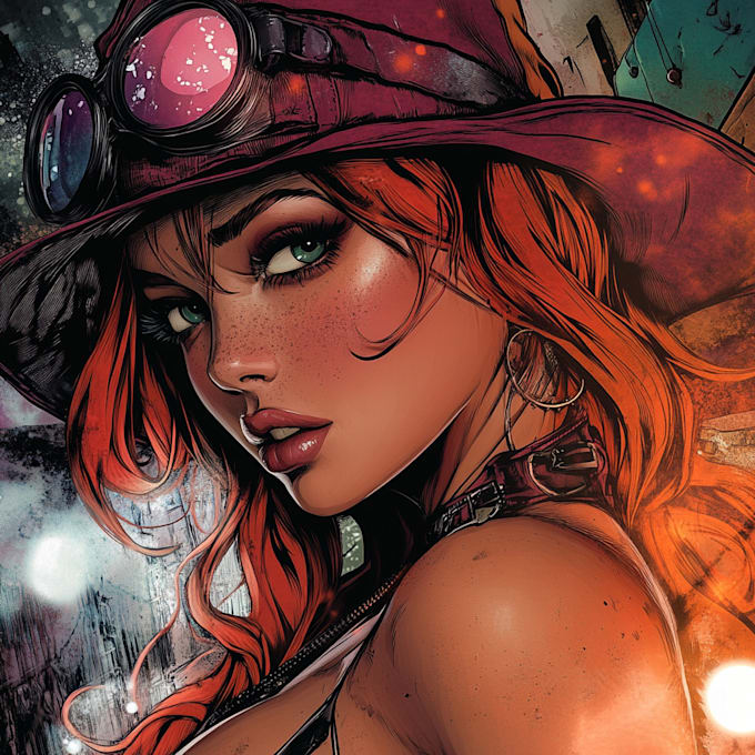 Draw comic book cartoon and custom illustration digital art by ...