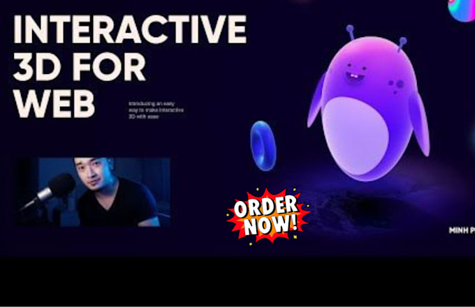 Create 3d interactive website threejs webgl opengl gsap web3 game ... Create 3d interactive website threejs webgl opengl gsap web3 game ...