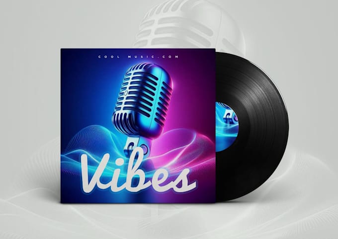 Design album cover mixtape cover single ep neon album cover art cd ...