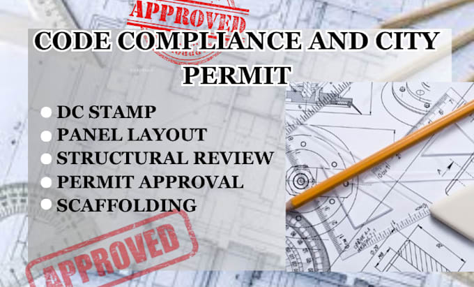 Provide dc structural stamp panel layout and review for permit approval ...