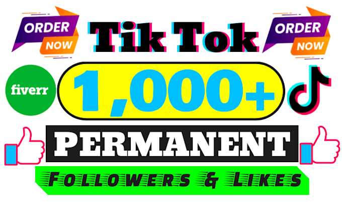 Buy 1000 tiktok followers fast by Sandracochra | Fiverr