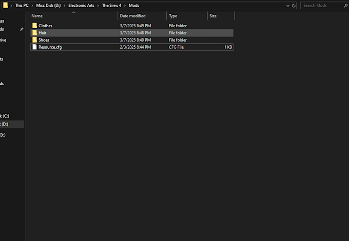 Organize your ts4 mods folder by An0nav | Fiverr