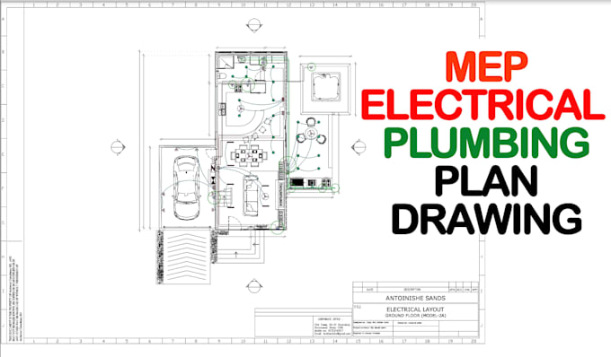Draw your architectural mechanical electrical plumbing plans mep ...