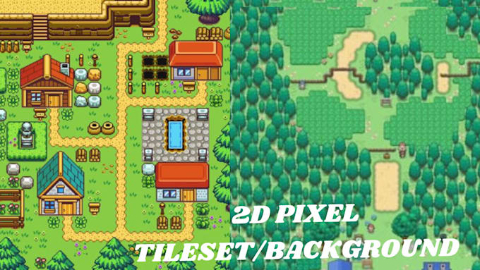 Tileset, tilemap, 2d rpg game, top down, pixel gif, pixel background, 2d sprite by Samuelpaul189 ...