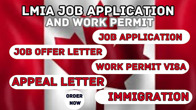 Help you with canada lmia job research, job offer letter with work permit by Patricia_joy11 | Fiverr
