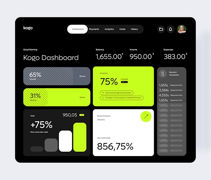 Design fintech app, payment app, wallet app, neobank app by ...